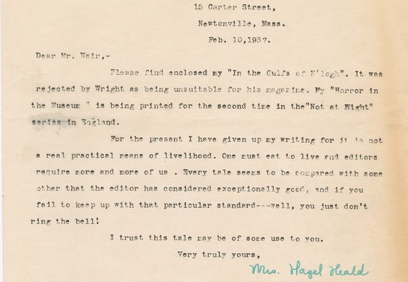 “In the Gulf of N’Logh” (193?) and “Lair of Fungous Death” (193?) by ...