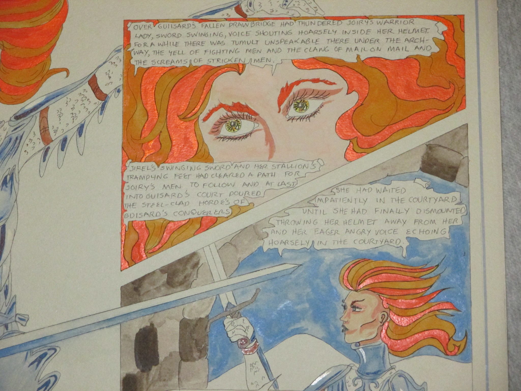 “Jirel of Joiry: Into The Violet World” (1987) by C. L. Bevill and “Werewoman” (1994) by Roy ...