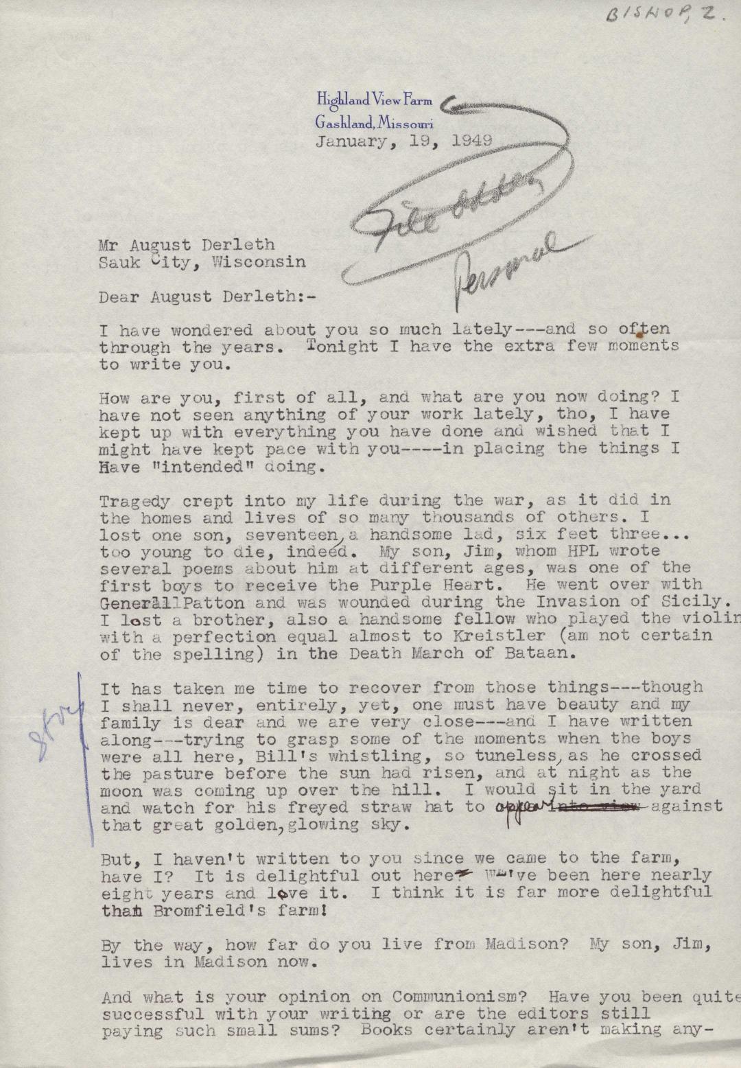 Her Letters to August Derleth: Zealia Bishop – Deep Cuts in a ...
