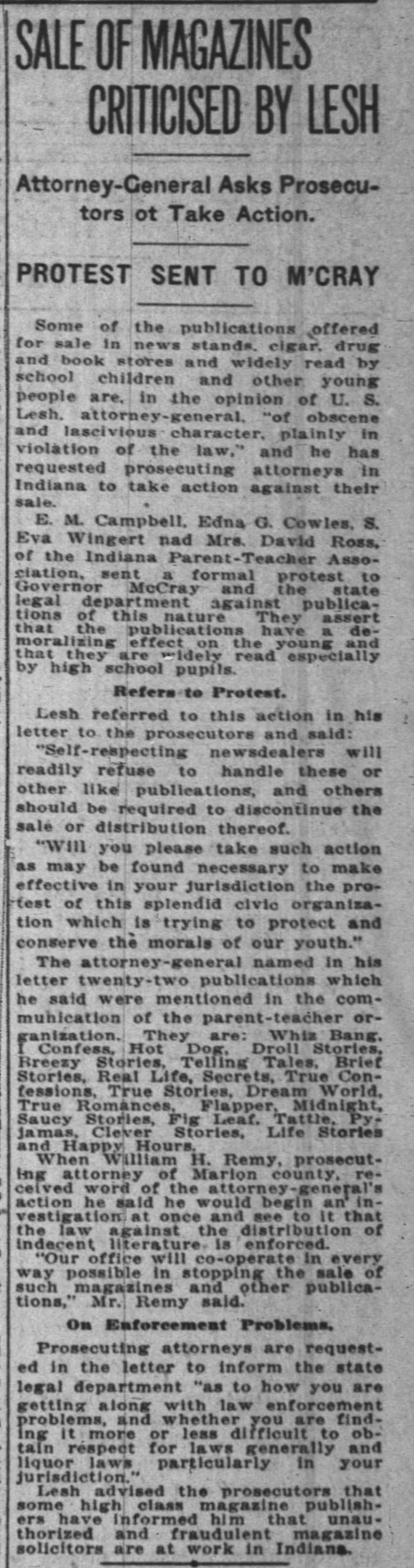 Deeper Cut: “The Loved Dead” & The Indiana Magazine War of 1924 – Deep ...