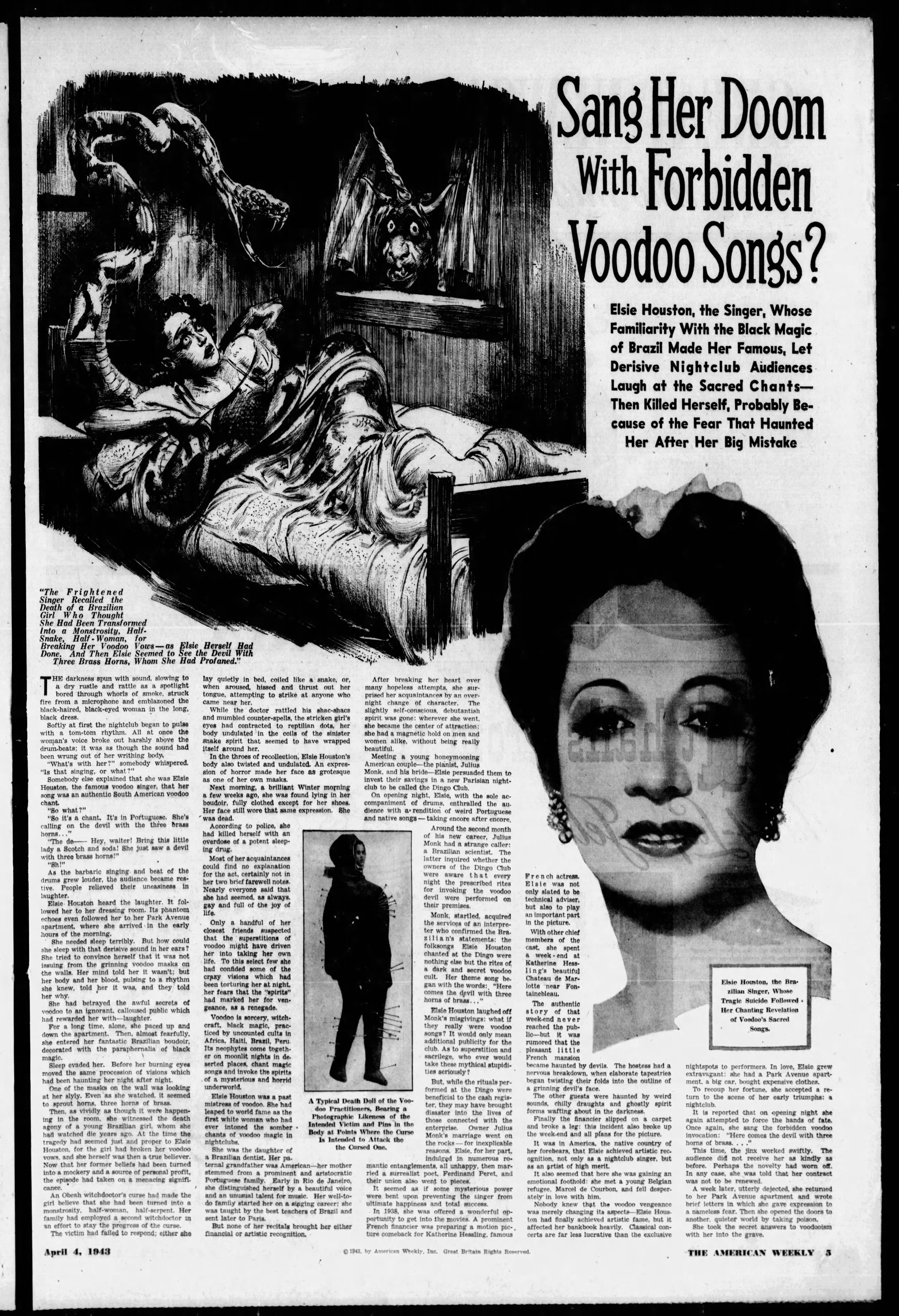 “The Obi Makes Jumbee” (1945) – Deep Cuts in a Lovecraftian Vein